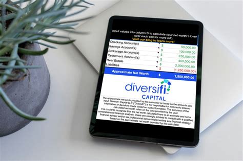 Net Worth Calculator What To Know And How To Use One DiversiFi Capital