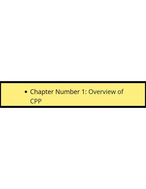 solution computer science notes class 12 chapter 1 overview of cpp pdfcomputer science notes
