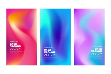 Premium Vector Vector Colorful Abstract Fluid Geometric Gradient Background