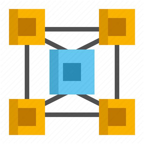 Blockchain Icon Download On Iconfinder On Iconfinder