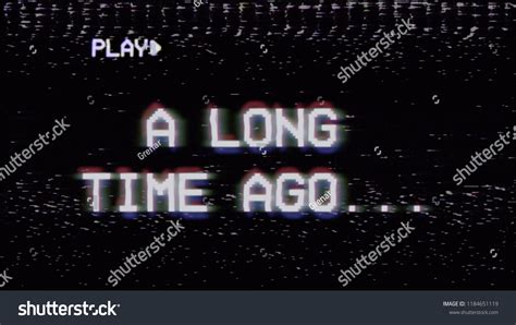 Fake Vhs Tape Recording Text Long Stock Illustration 1184651119