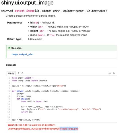 Shiny Ui Output Image Api Example Does Not Run Due To Missing File Issue Rstudio Py