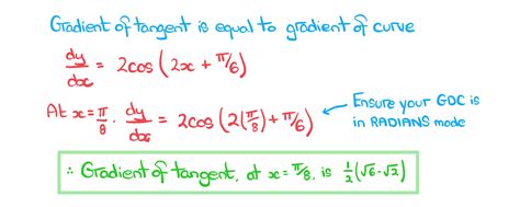 Differentiating Trig Functions Ib Maths Aa Revision Notes