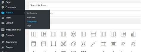 Add Portfolio Filter Icons In Wordpress Categories Visualmodo