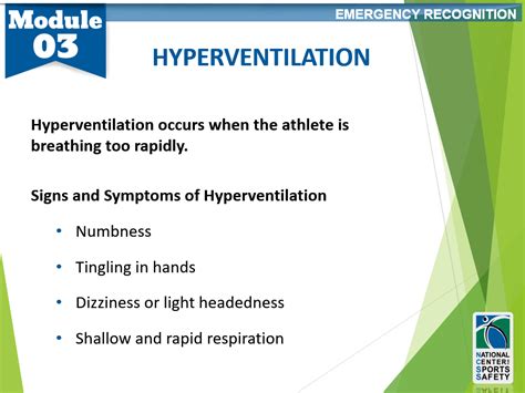 Hyperventilation National Center For Sports Safety