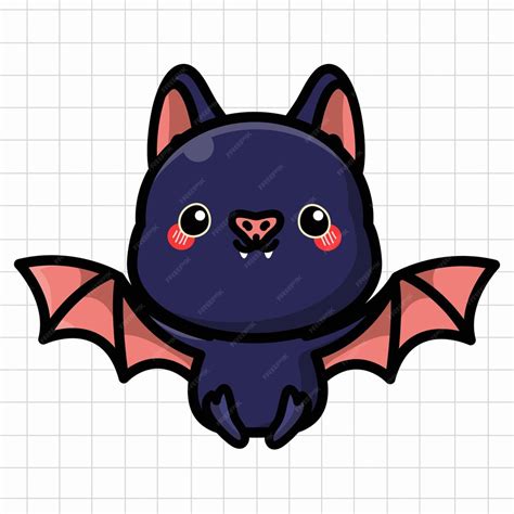 Premium Vector Cute Bat Vector Illustration