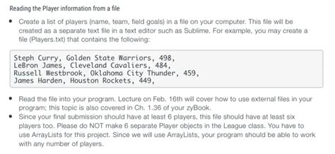 program to implement player management system assignment solution