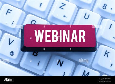 Writing Displaying Text Webinar Word For Engaging Online Event Where A Speaker Deliver A