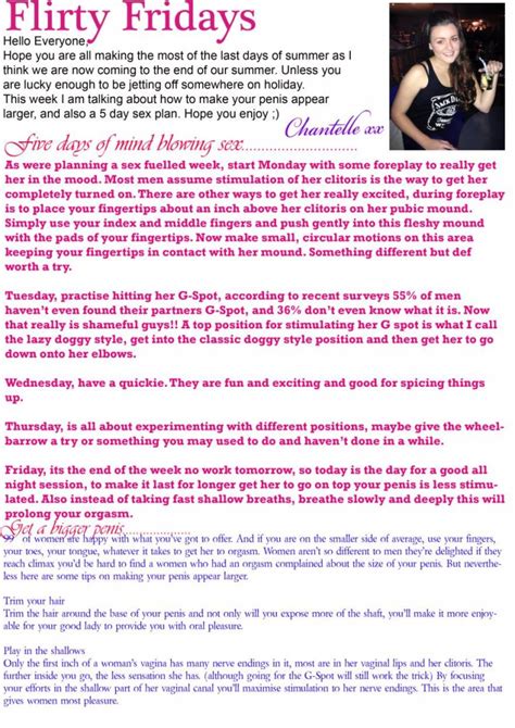 The 5 Day Sex Plan Daily Sport