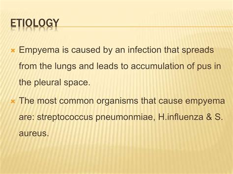 Empyema Adult Health Nursing Power Point Pptx