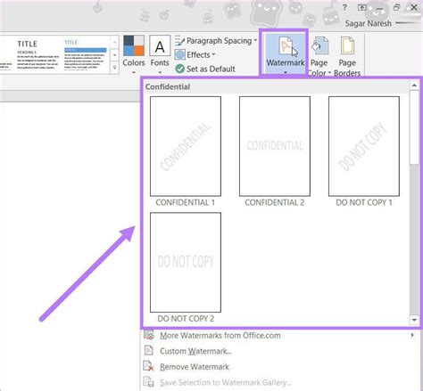 How To Add Watermark In Ms Word