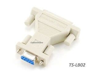 DB9 DB25 Serial RS232 Female Loopback Tester Adapter CablesOnline TS LB02 EBay