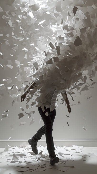 Free Exploding Paper Figure Image Download At Stockcake