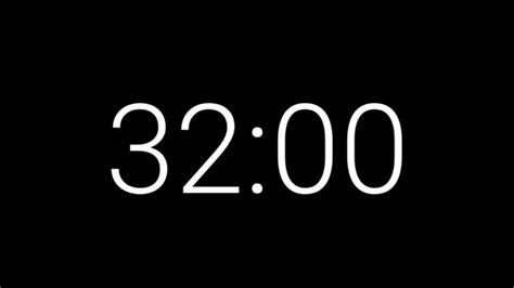 30 Min Timer Stock Video Footage For Free Download