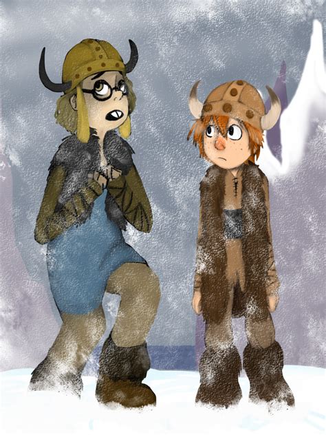 Hiccup And Fishlegs By Cookiecutter On DeviantArt