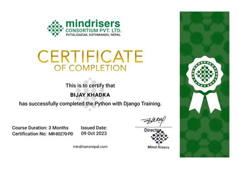 Bijay Khadka On Linkedin Python Django Trainingcompletion Webdevelopment Socialmediaapp