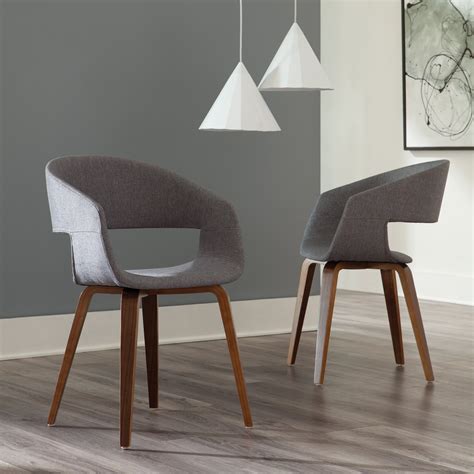 OFM Dining Chair, Set of 2, Gray - Walmart.com