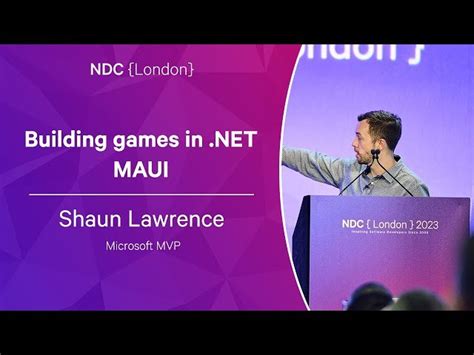 Ndc Conferences Talk Building Games In Net Maui From Ndc Conferences
