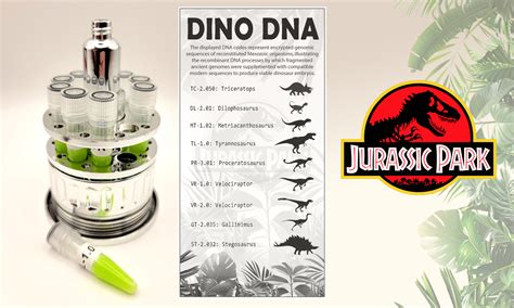 The Jurassic Park Dna Cryocontainer Movie Prop Replica Accurate And Dna