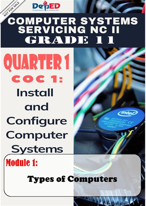 Tvl Css G11 Q1 M1 Computer System Servicing Nc Ii Module 1 Types Of