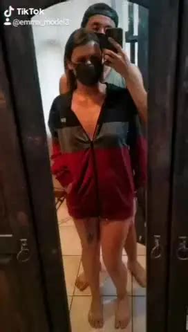 Having Sex In Front Of The Mirror With A Black Mask Scrolller