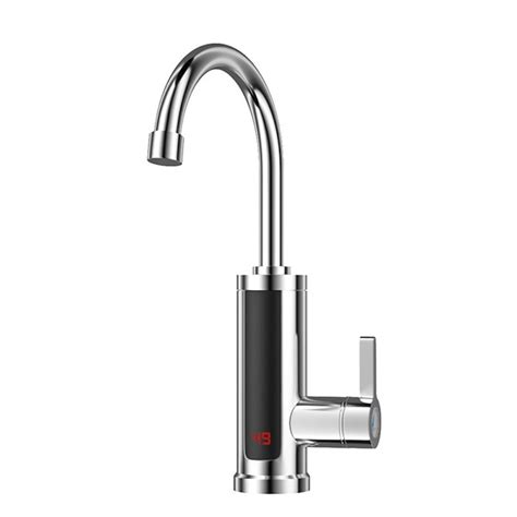 Електрически смесител с нагревател Bomstom 3000w Мигновена топла вода За мивка Led дисплей