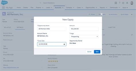Use Quick Actions Custom Buttons Or Apex Unit Salesforce Trailhead