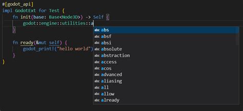 autocompletion doesn t work for generated files · issue 40 · godot