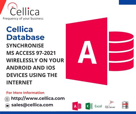 Msaccess Database Synchronization By Cellica Corporation Dec 2024 Medium