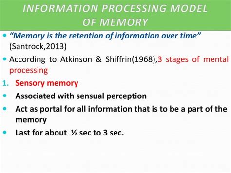 Information Processing Theory Ipt Pptx Data Storage And Warehousing Computing