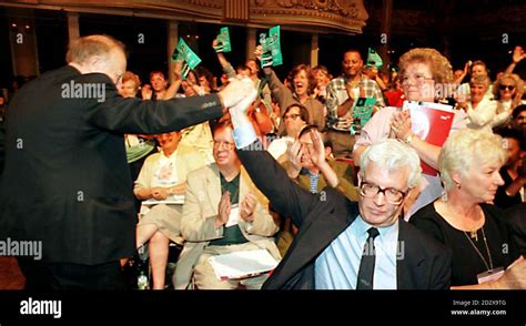 Miners Leader Arthur Scargill Congratulates Unison General Secretary