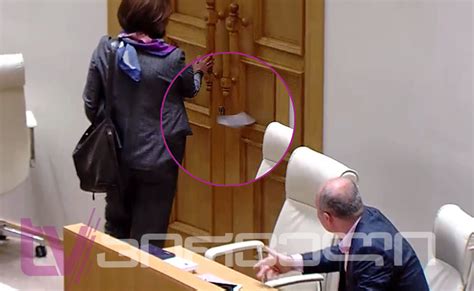 Video გურამ მაჭარაშვილმა სალომე სამადაშვილს წიგნი ესროლა Metronome Ge