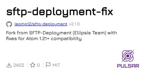 Sftp Deployment Fix
