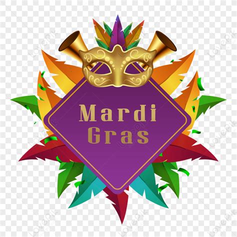 카니발 마스크 테두리 일러스트 행복 명절외딴그라 Png 일러스트 무료 다운로드 Lovepik