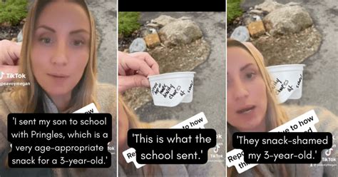Mom Calls Out School For Snack Shaming 3 Year Old Over Chips Scoop