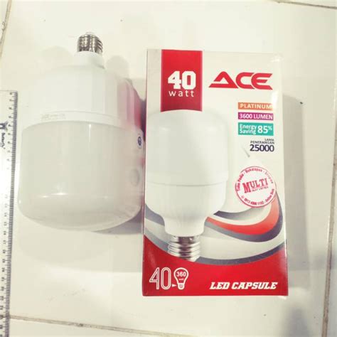 Jual Lampu Garansi Led Ace W Capsule Lampu Led Jumbo W Tabung Shopee Indonesia