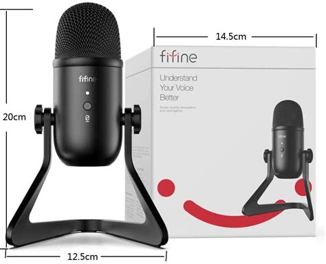 FIFINE USB-Aufnahme-Mikrofon aus Metall - Salcar GmbH