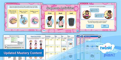 👉 Y1 Sequence Activities Planit Maths Lesson 1 Twinkl