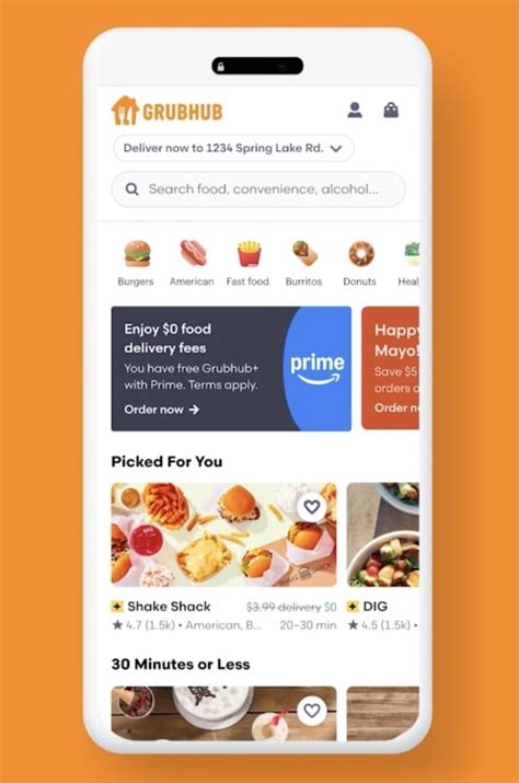 Amazon Prime Members Can Order Grubhub Delivery Right From The App Heres How It Works