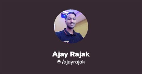 Ajay Rajak Linktree