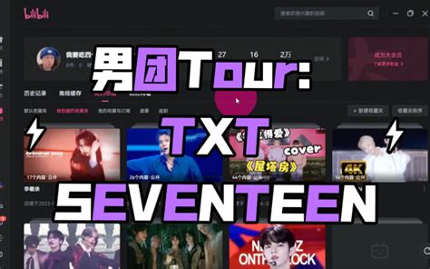 【男团tour】第三站：txt And Seventeen Reaction 我吃个锤子三文鱼 我吃个锤子三文鱼 哔哩哔哩视频