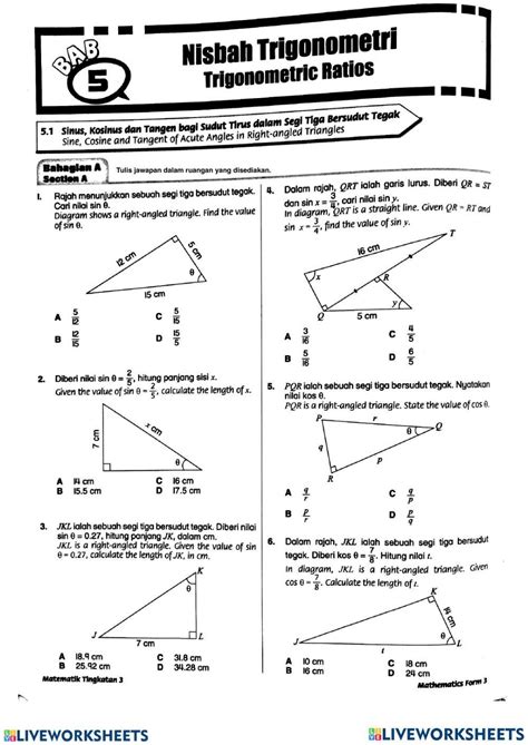 Free Trig Ratios Worksheet Pdf Download Free Trig Ratios Worksheet Pdf Png Images Free