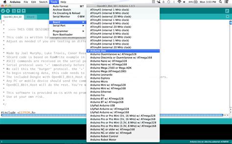 Cyton Board Programming Tutorial OpenBCI Documentation