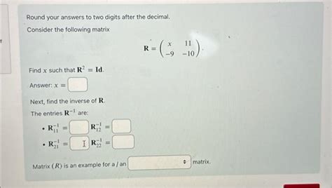 solved round your answers to two digits after the decimal