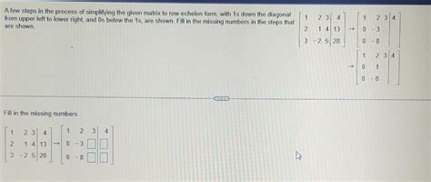 Solved A Few Steps In The Process Of Simplifying The Given