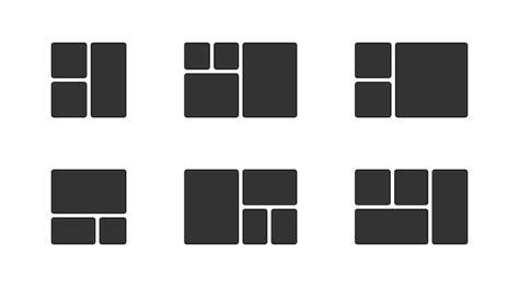 사진 프레임 아이콘 그림 테두리 벡터 플랫 스타일의 앨범 이미지 템플릿 개념 프리미엄 벡터