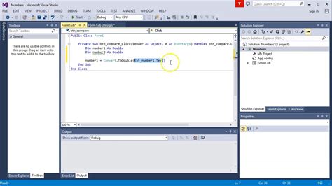 Vb Net If Statement Compare Numbers Youtube