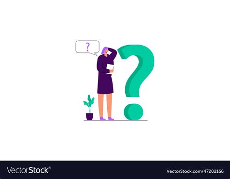 Frequently Asked Questions Concept Royalty Free Vector Image