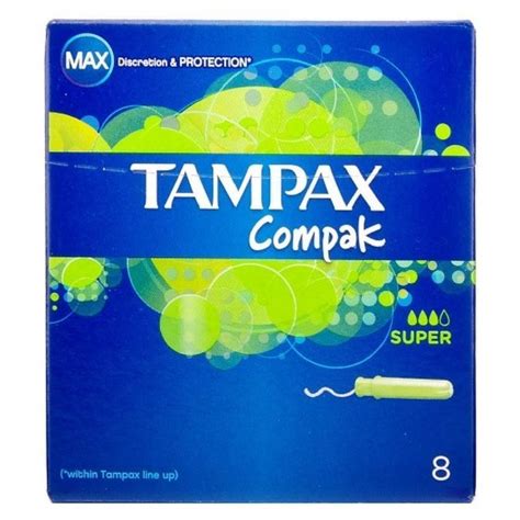 Tampax Compak Super 8 Pieces