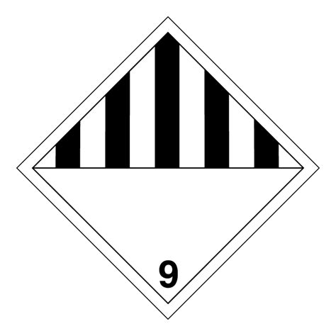 Printable Class 9 Hazmat Label